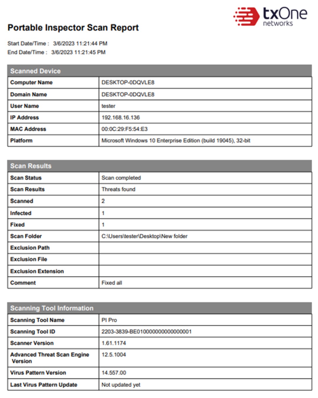 TXOne Networks | Portable Inspector