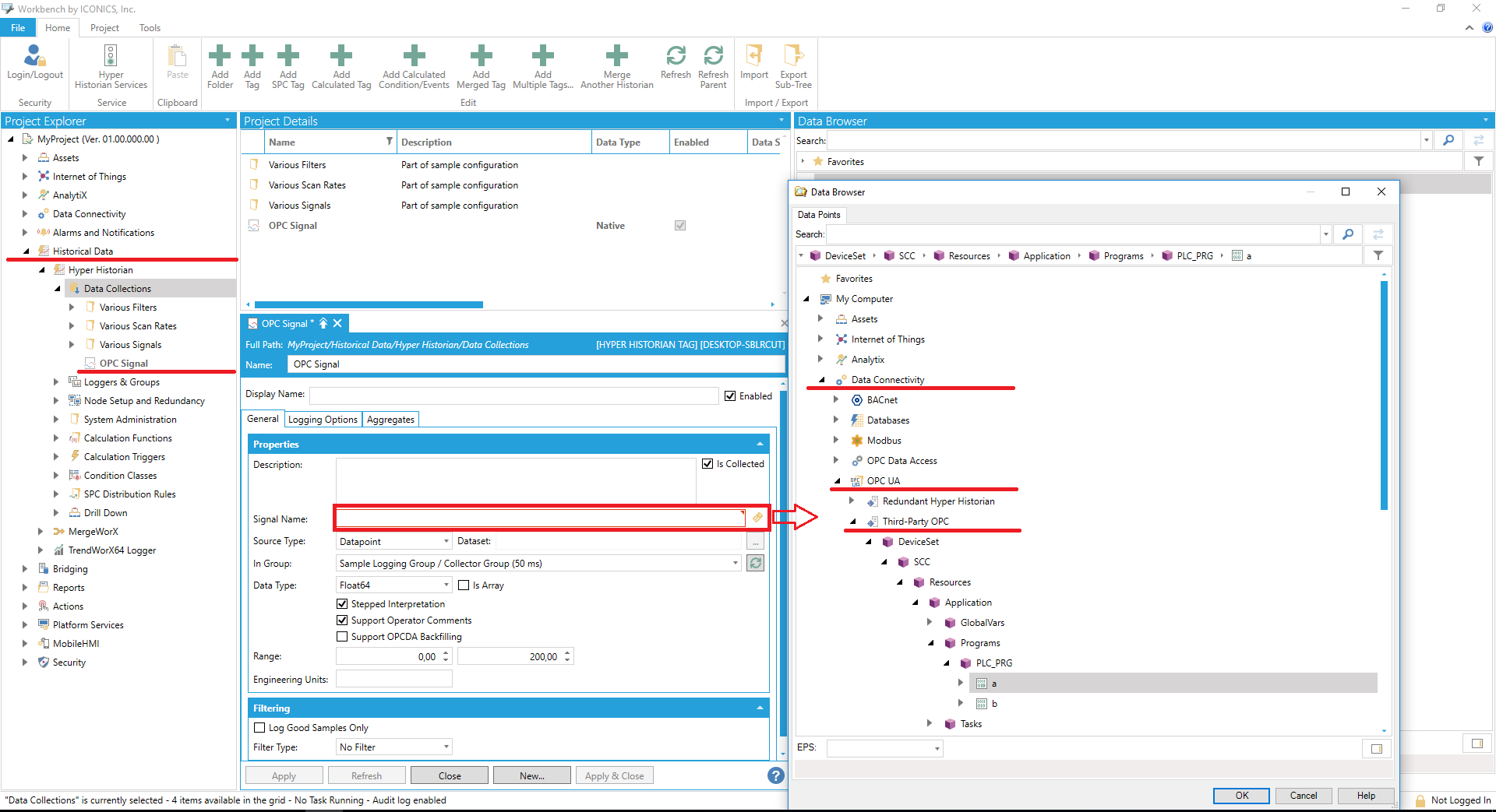 Agregacja i zapis danych w systemach klasy SCADA, MES, ERP.